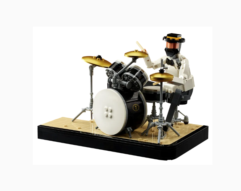 LEGO Jazz Quartet & Fender Stratocaster Kits - From Vinyl To Plastic